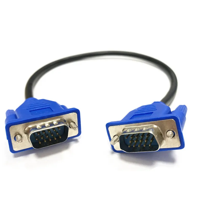 VGA-Male-to-Male-HDTV-Cable-VGA-computer-tv-display-signal-short-cable ...