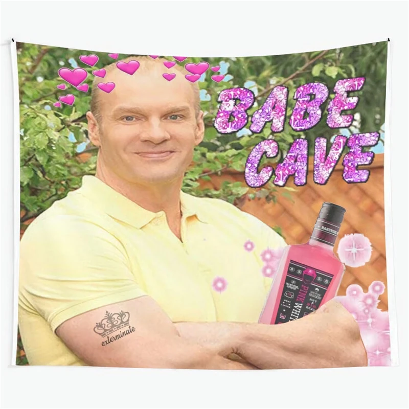 Bob Duncan Babe Cave Meme Exterminate Tapestry Wall Hanging Art For ...