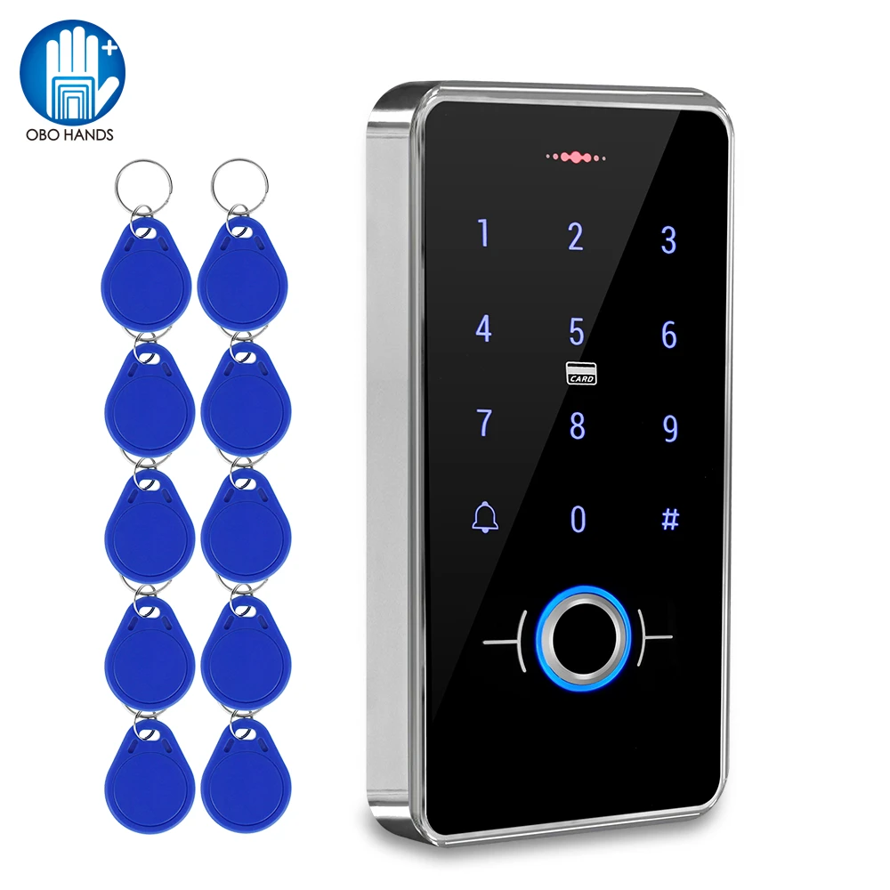 Outdoor IP68 Waterproof Fingerprint RFID Keypad Touch Access Control System Rainproof WG26 13 ...