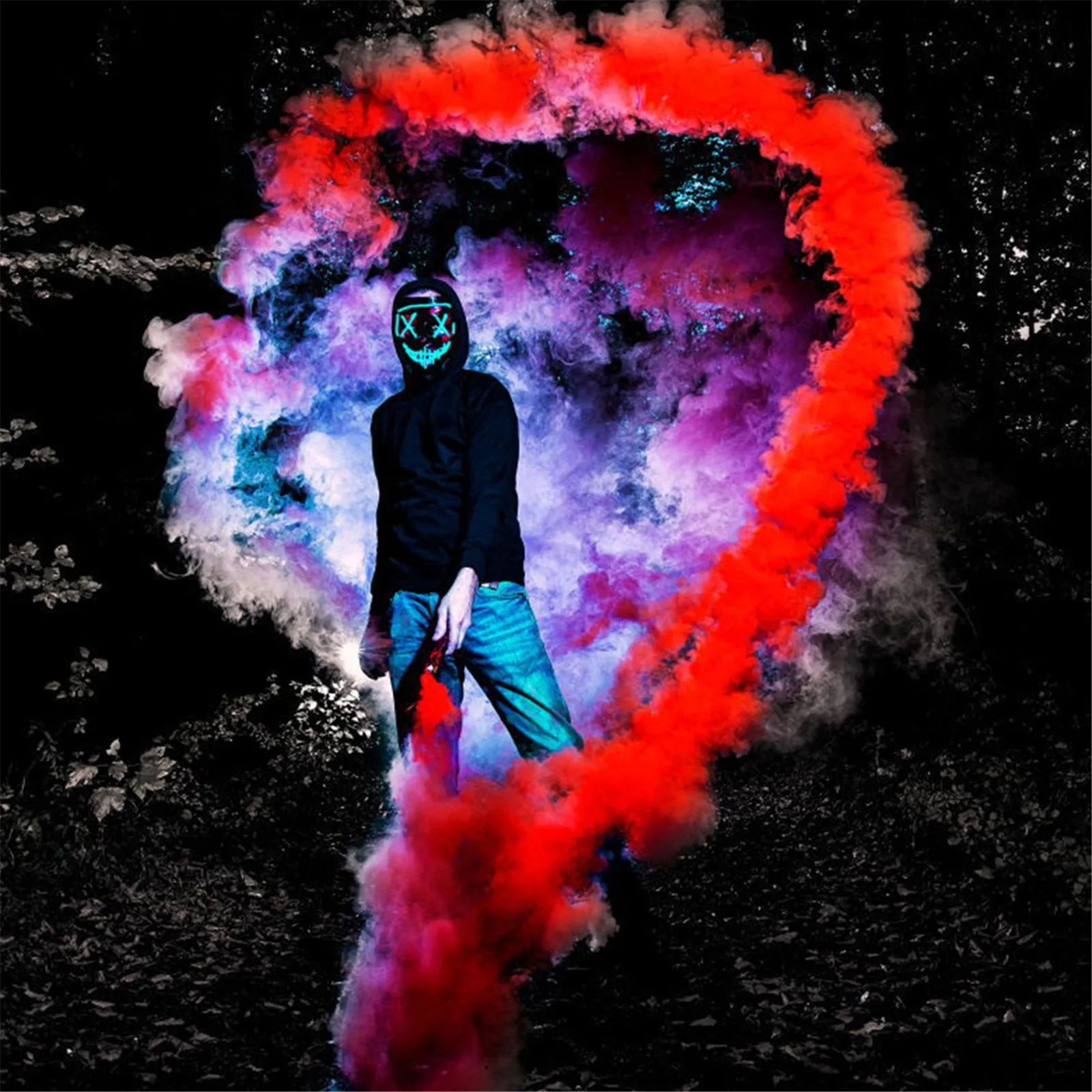 Colored Smoke Bomb Wallpaper