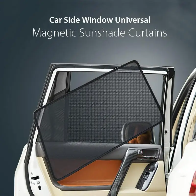4pcs Magnetic Car Side Window Sunshade Blind For Mercedes Benz S Class ...