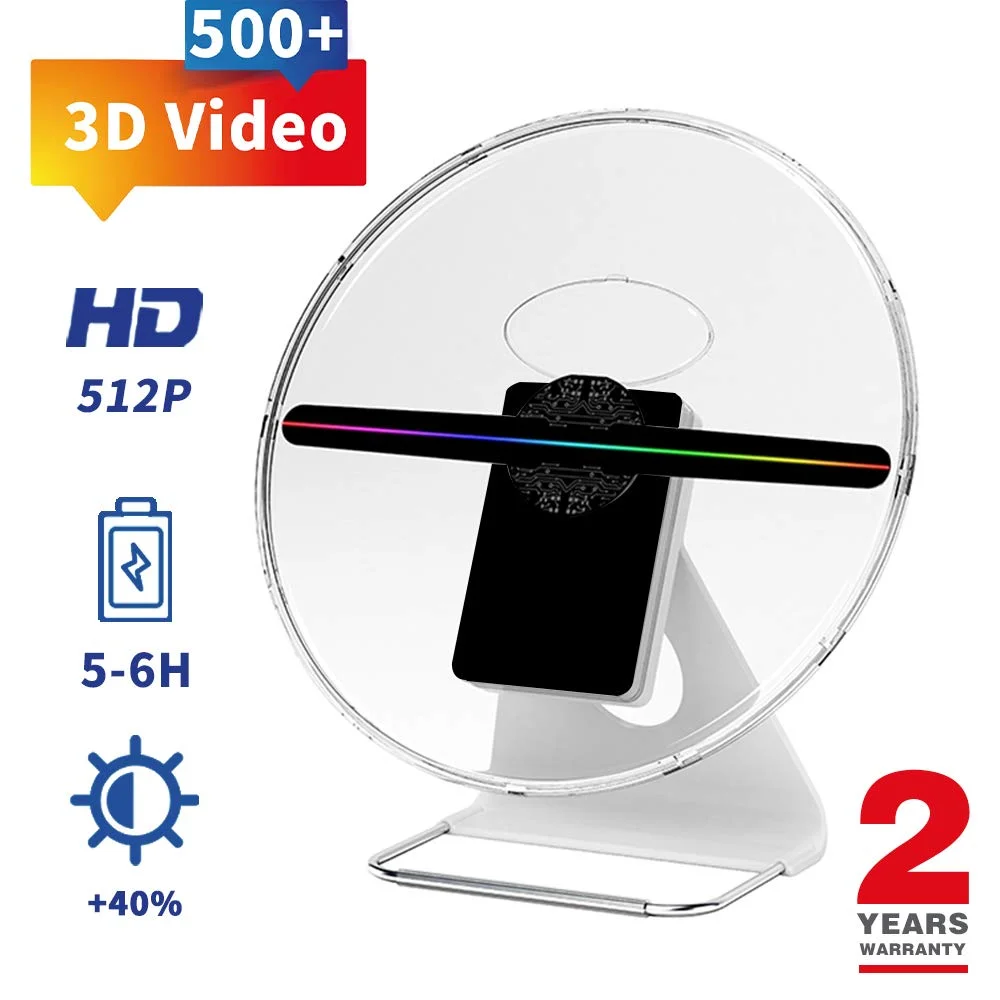 wifi 3d hologram projector fan holographic display led fan Imaging projector 3D Remote Hologram ...