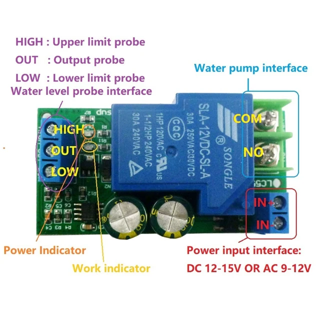 12V 30A High Power Water Level Automatic Controller Liquid, 52% OFF