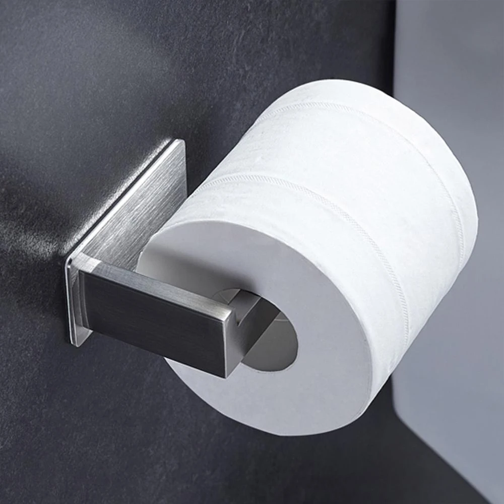 Gran oferta, soporte de papel higiénico de acero inoxidable, accesorio de pared para baño ...
