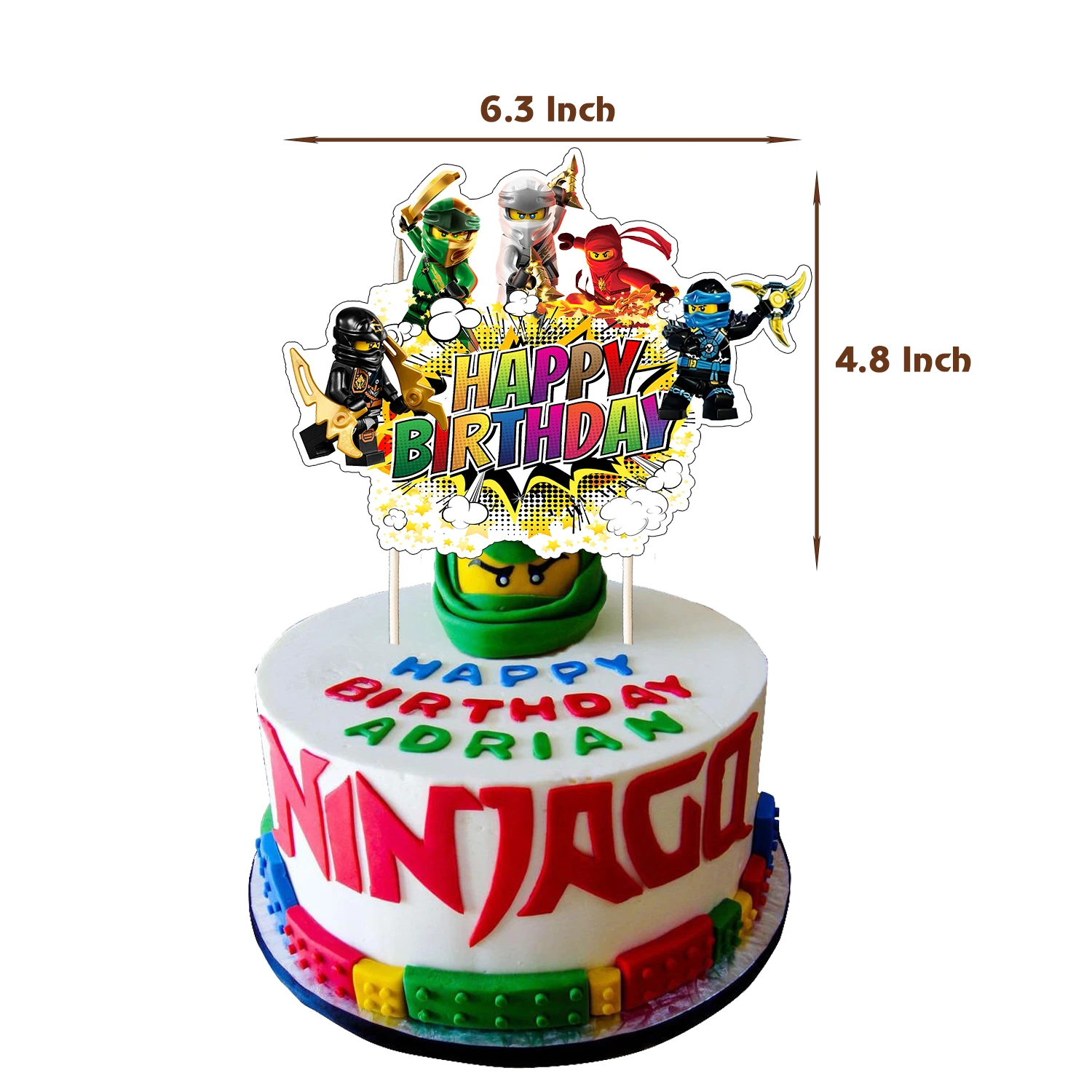 Lego Ninjago Cake Topper