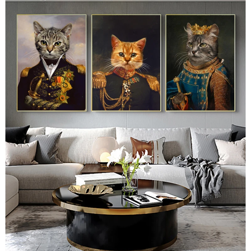 Vintage Cat Art