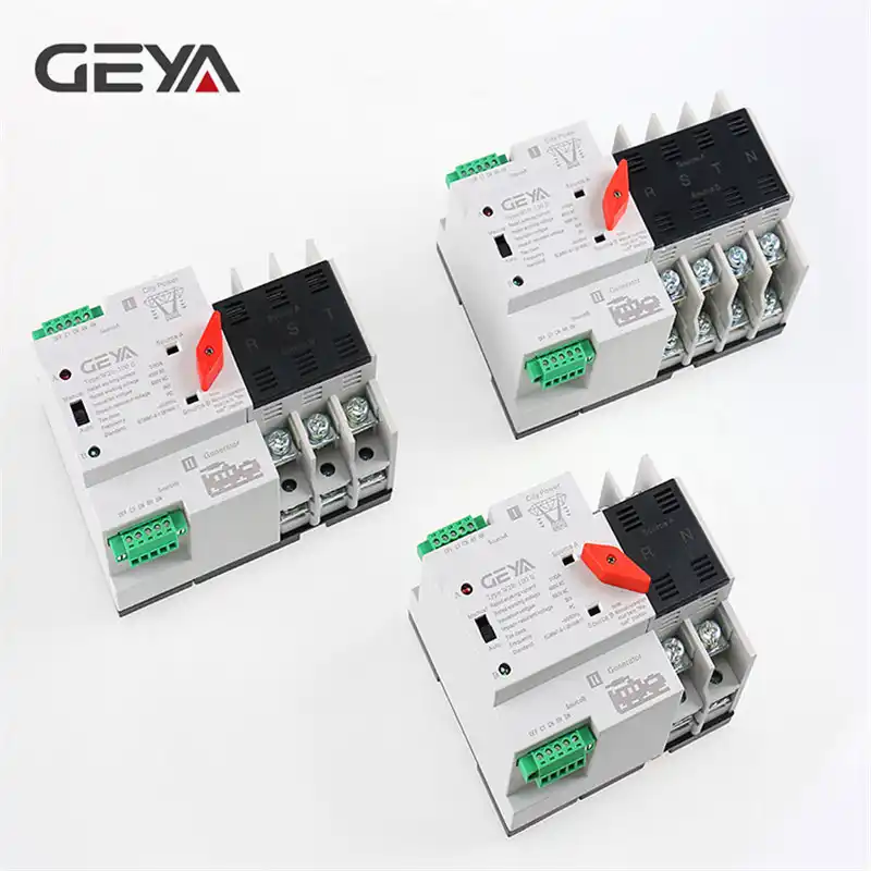 GEYA 2Pole ATS Power Automatic Transfer Switch 63A 100A 50/60Hz PC ...