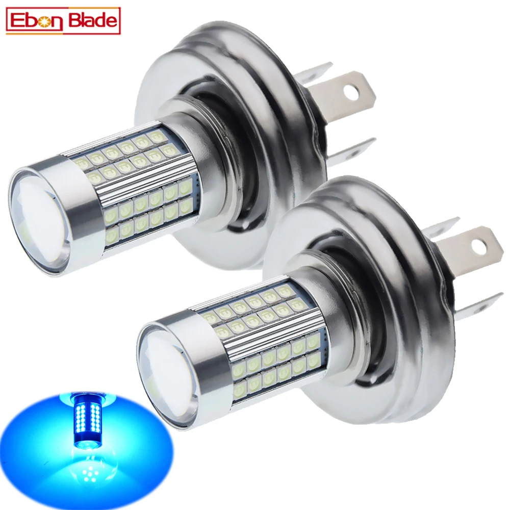 1Pair P45T R2 Motorbike LED Headlamp Light Hi/Lo Beam Car Motorcycle ...