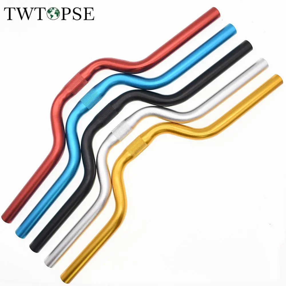TWTOPSE 25.4mm Bike M Handlebar For Brompton Folding Bicycle Handle Bar ...