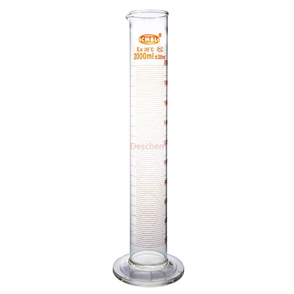 2000ml,Glass Measuring Cylinder With Graduati,Spout Mouth,2 Litre,Heavy ...