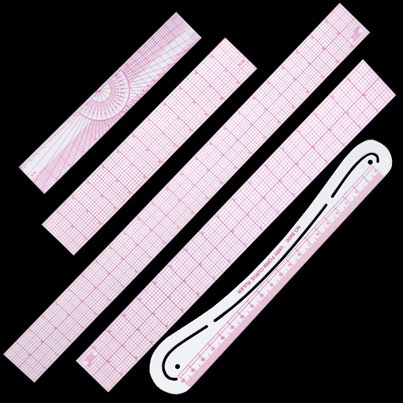 lmdz Custom Sewing Ruler Double sided Arc Sewing Metric Ruler Ruler ...