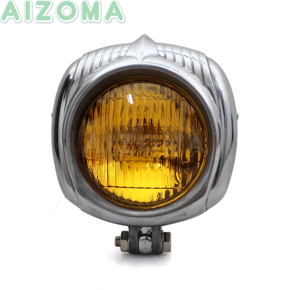 Polished Electroline Style Custom Headlight Front Lighting 4.5 Sealed ...