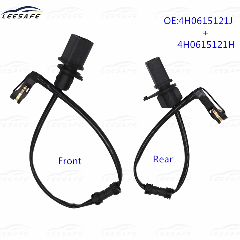 전방 및 후방 차축 좌우 브레이크 패드 마모 센서, 아우디 A8 S8 콰트로 브레이크 경보 감지 라인용, 4H0615121J ...