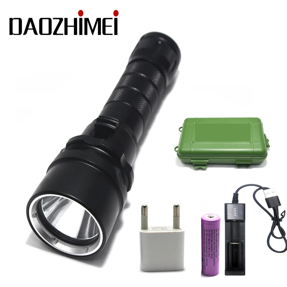 Ip68 Powerful Diving Flashlight Highest Waterproof Professional Diving ...