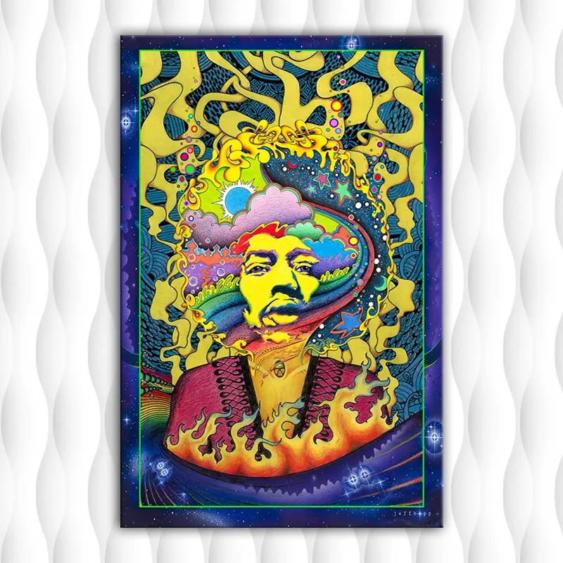 Psychedelic Poster Jimi Hendrix