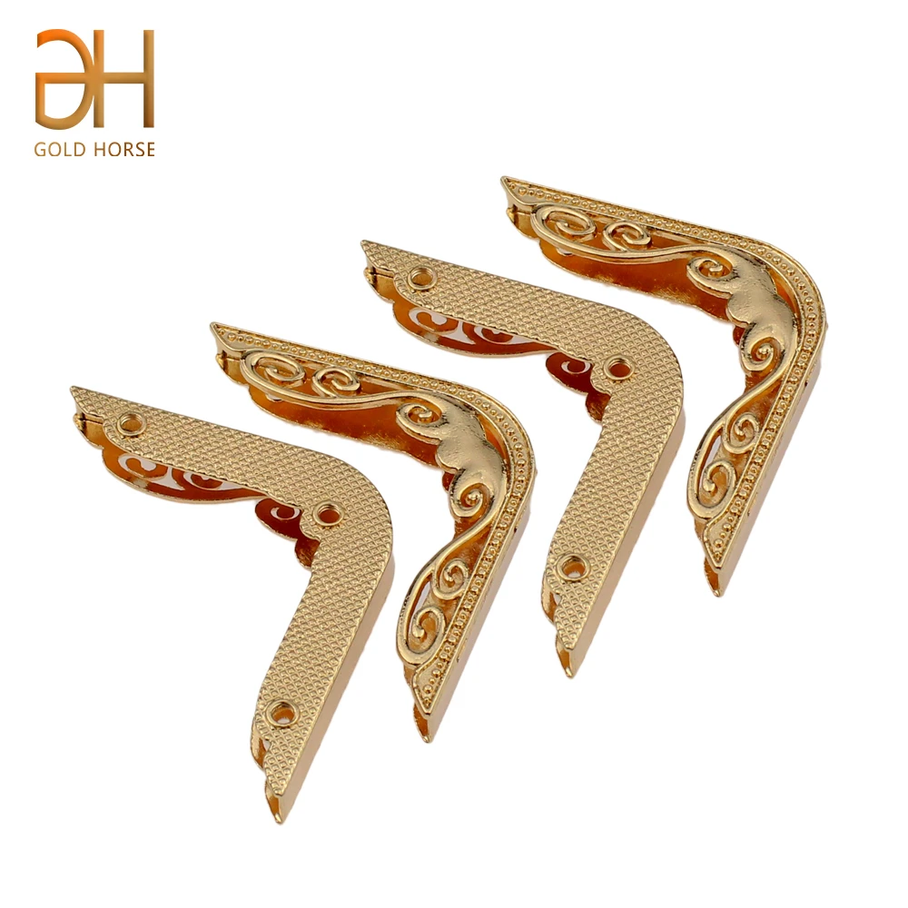 4pcs Metal Bag Corner Handbags Strap Cover Clasp Protector Corners ...