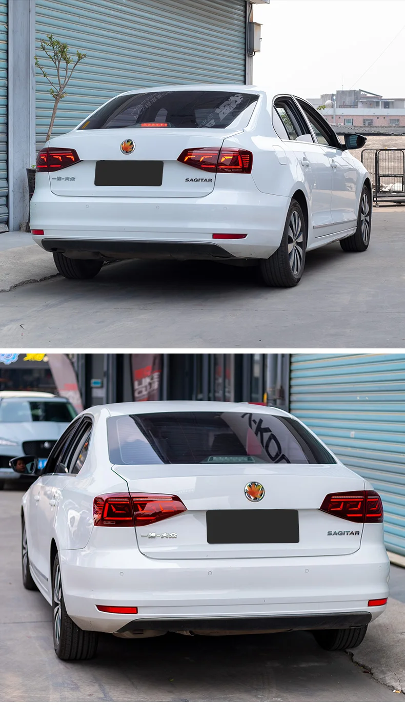 Jetta Tail Lights 2015-2019 Jetta Mk6 LED Tail lamp light B8