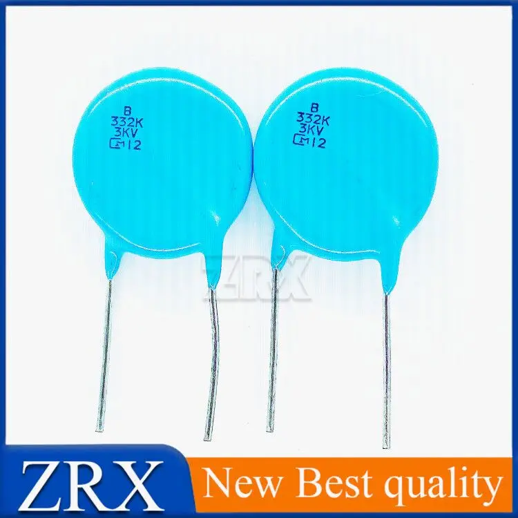 5Pcs-Lot-New-Original-High-Pressure-Ceramics-Capacitors-332-K-3-Kv-Into ...