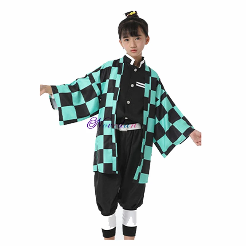 Anime Demon Slayer Nezuko Cosplay Costume For Girls - AllCosplay.com