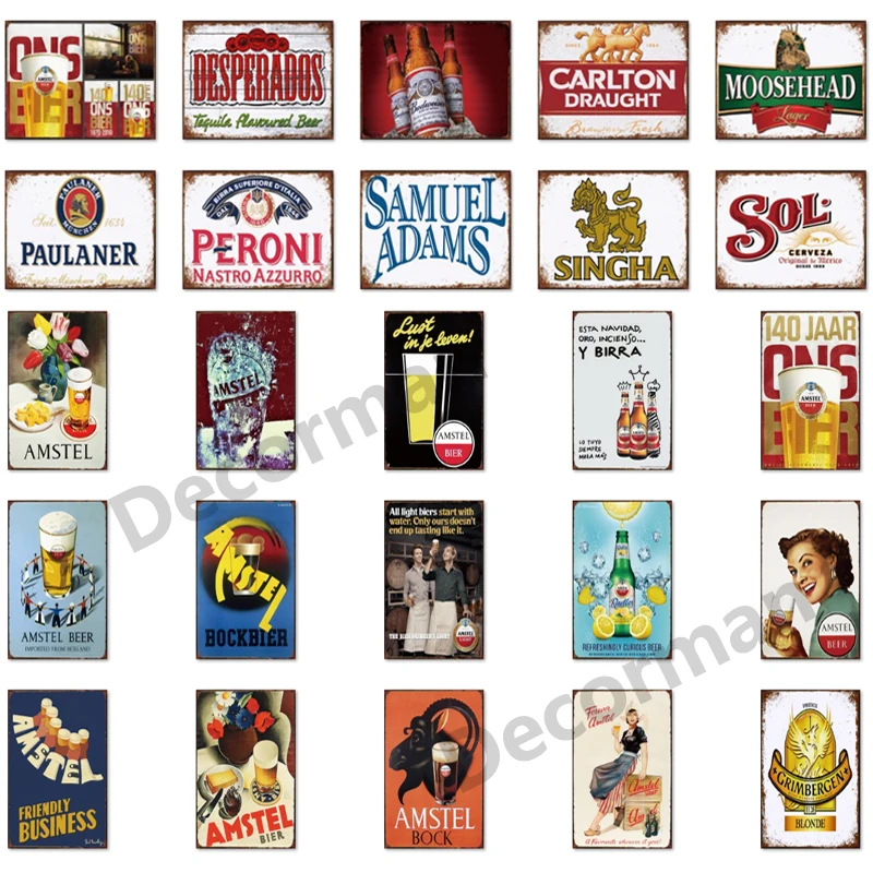 [ Mike86 ] Netherlands Beer Tin Sign Vintage Wall Posters Metal ...