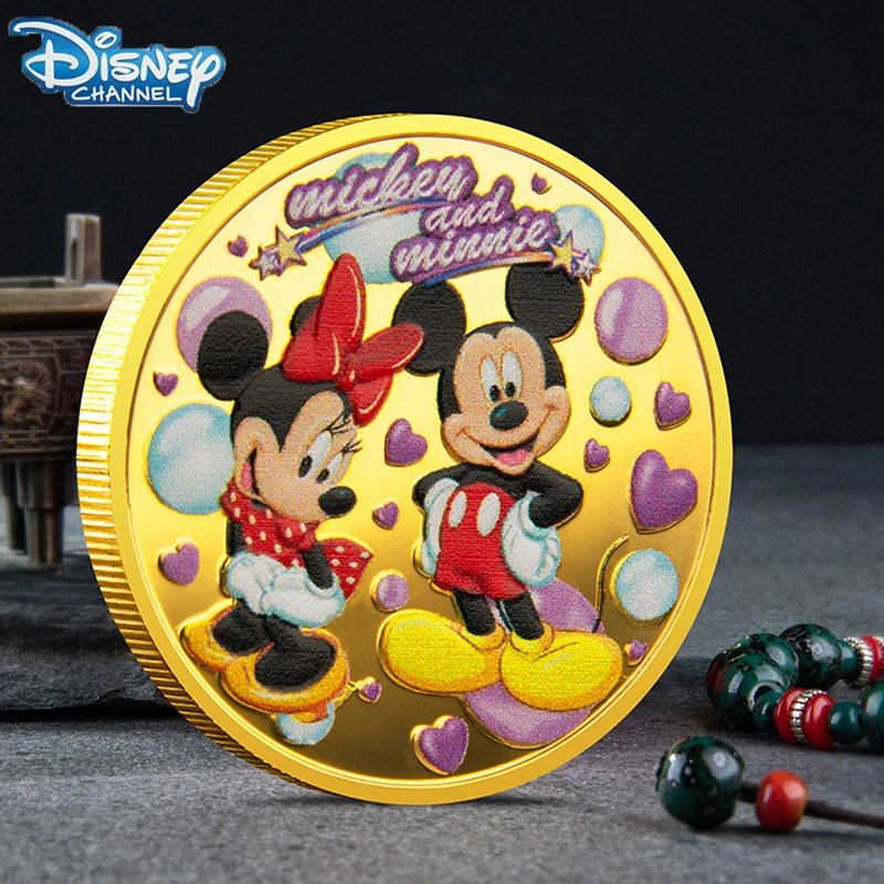 Disney-Mickey-Minnie-Mouse-Gold-and-Silver-Coin-Fashion-Animation-Movie ...