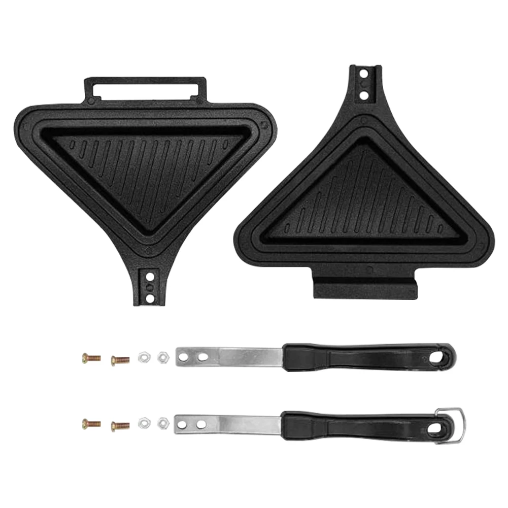 Baking Tool Mold Triangle Shape Toast Double Side Cooking Flip Sandwich ...