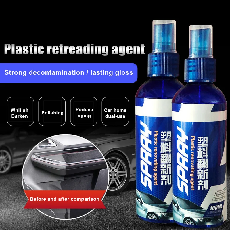 Plastic-Restorer-Car-Exterior-Interior-Coating-Agent-Plastic-Rubber ...