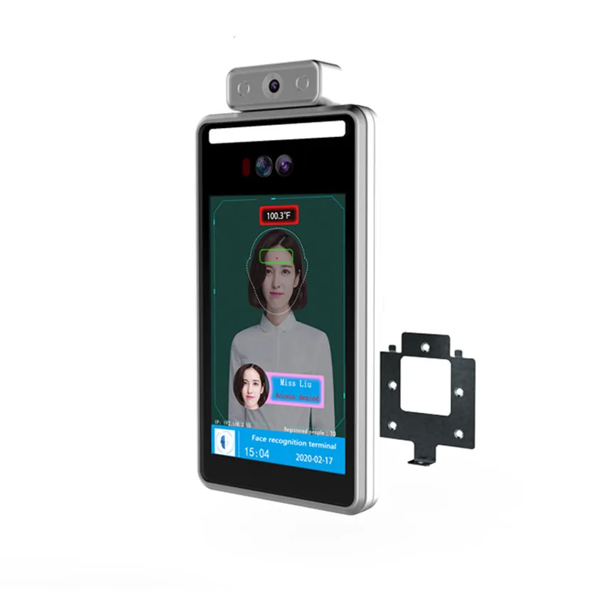 8 inch face recognition access control camera time attendance system ...