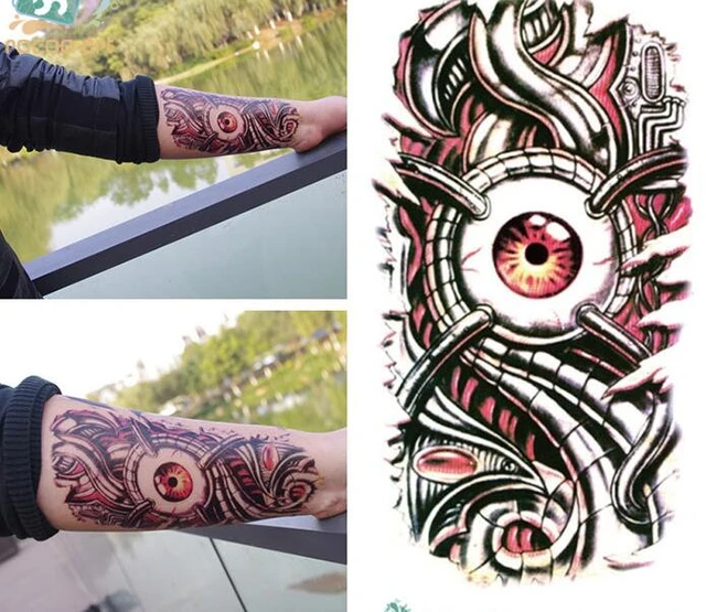 Cyborg Chest Tattoo