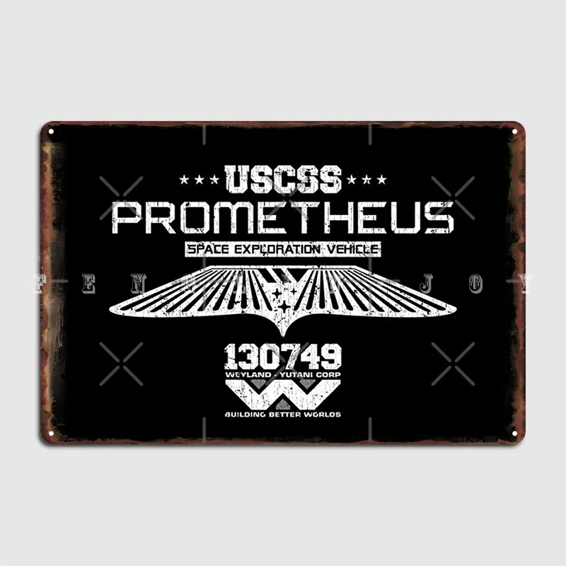 Prometheus-Poster-Metal-Plaque-Club-Home-Mural-Customize-Poster-Tin ...
