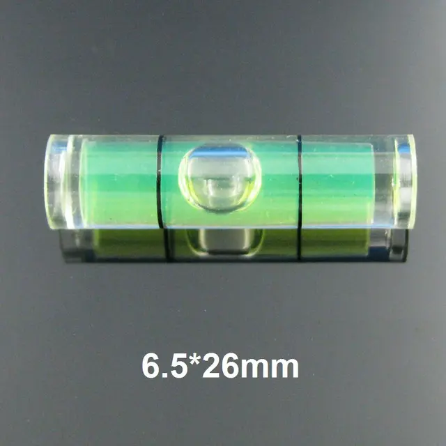 HACCURY Acrylic Bubble level Water level vials meter Mini spirit level ...