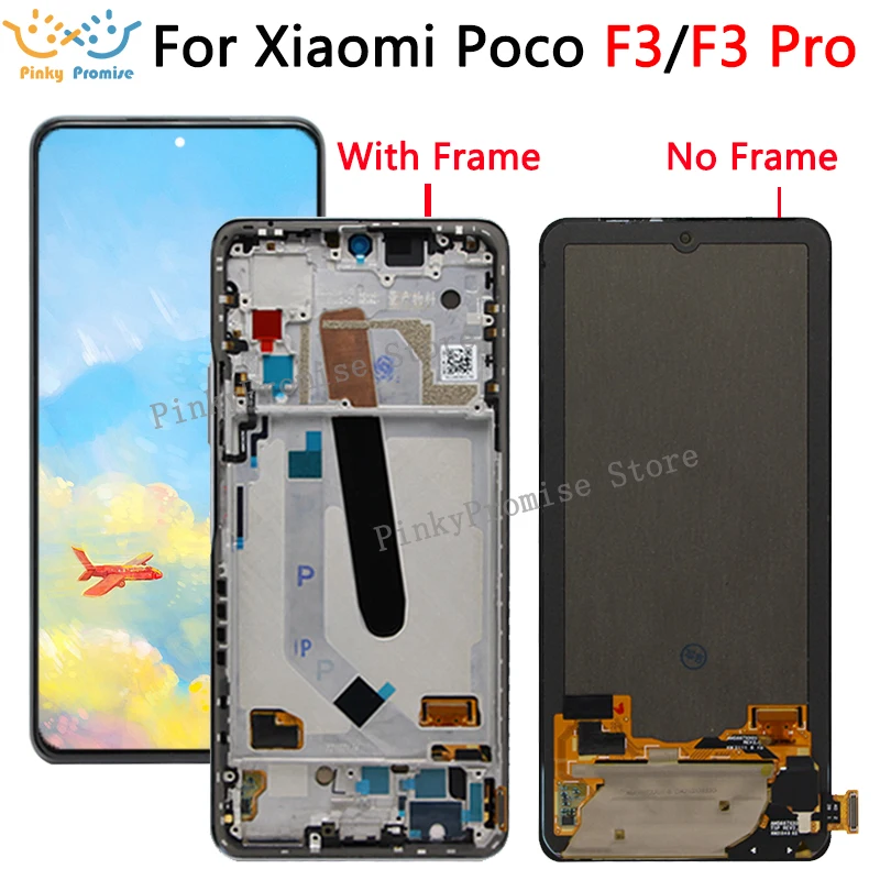 Pantalla-LCD-con-marco-para-m-vil-digitalizador-de-Panel-t-ctil-para ...