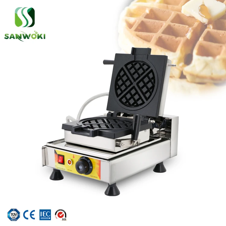 Máquina Eléctrica antiadherente para hacer gofres, utensilio comercial para hacer waffles ...