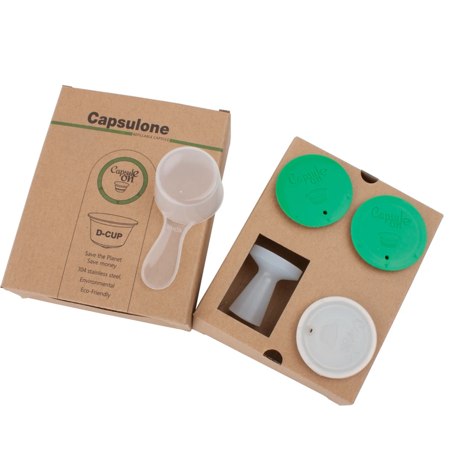 Capsulone Milk Foam Refillable Metal Stainless Steel Capsule Pod Cup ...