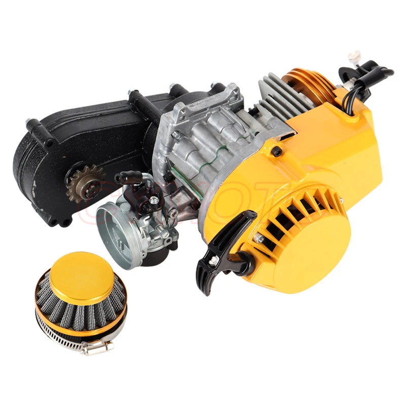 49cc-2-Stroke-Pocket-Bike-Engine-Motorcycle-Engine-Motor-Air-Filter ...