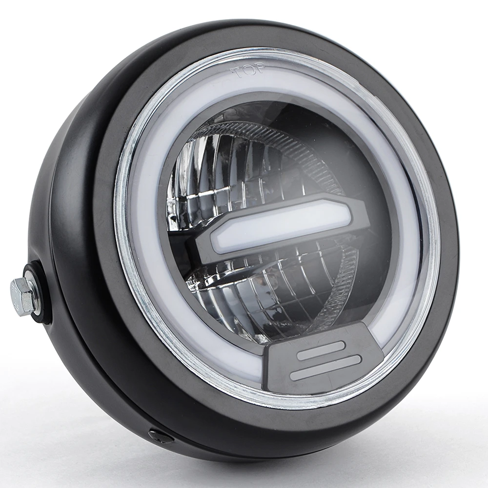 6.5 Inch Motorcycle Led Headlight Universal 6.5" Round Head Light For ...