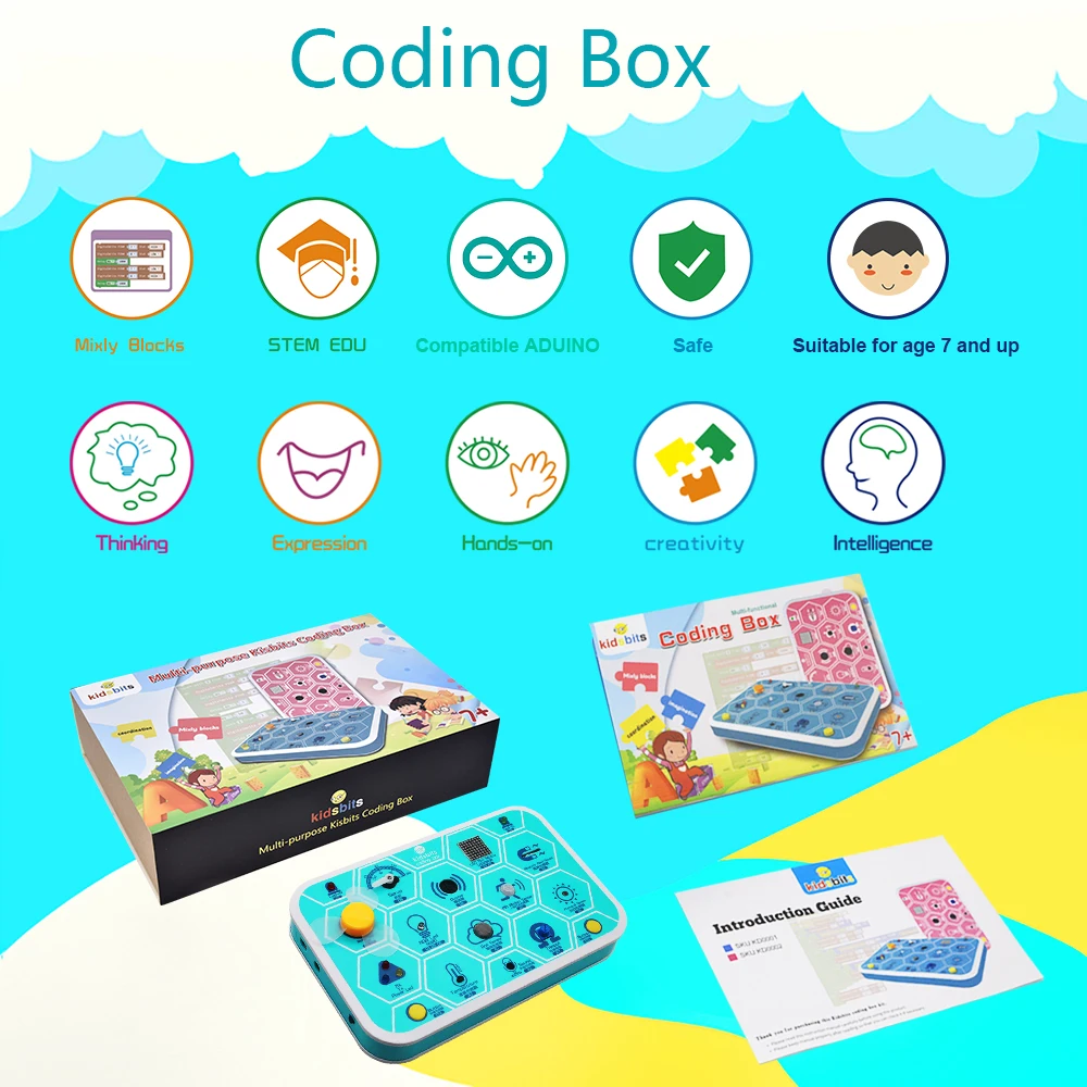 keyestudio-Kidsbits-Maker-Coding-Box-V1-0-Starter-Kit-For-Arduino-STEM ...