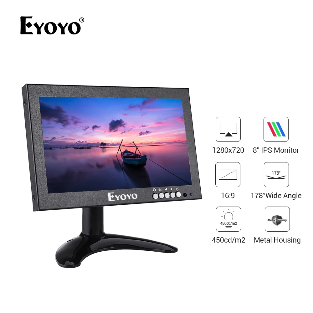 Small Cctv Monitor Hdmi | Lcd Tv Monitor Small | Lcd Monitor Cctv ...