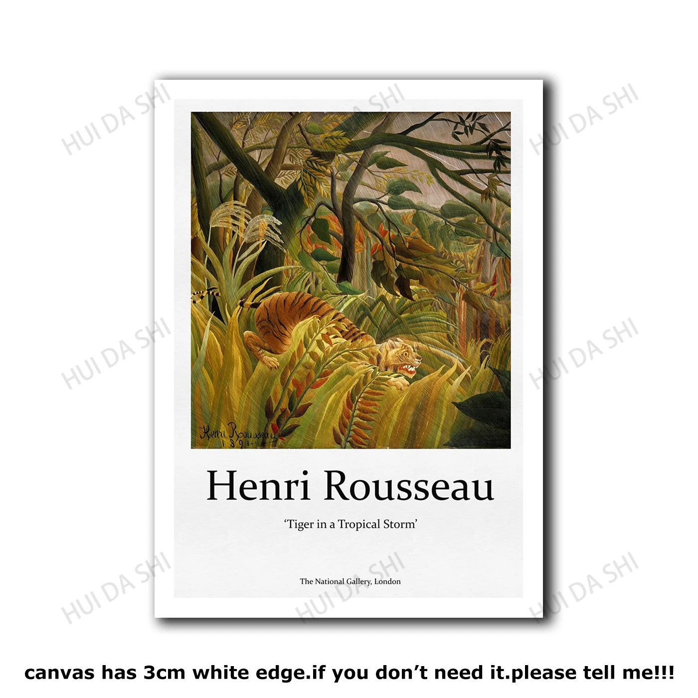 Henri Rousseau Tiger In A Tropical Storm