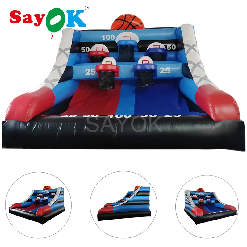 PVC-Inflatable-Basketball-Hoop-Inflatable-Basketball-Goal-Game ...