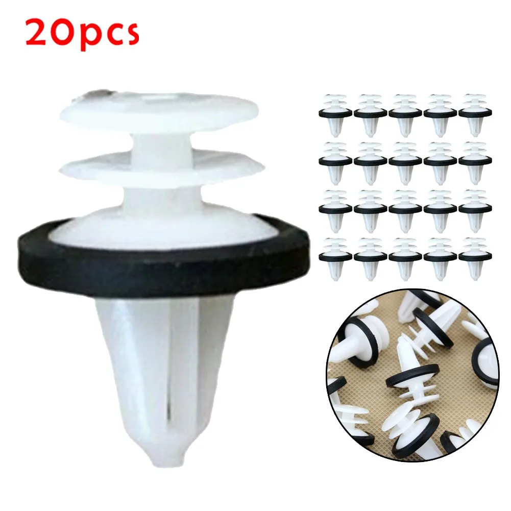 20pcs-Door-Trim-Panel-Clips-With-Sealer-Ring-For-Ford-W713297-S300-Car ...