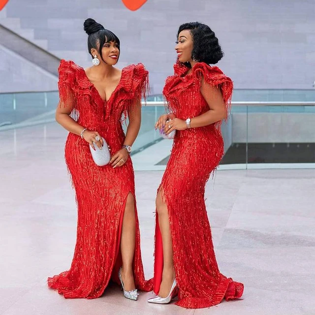 Bonang Matheba Red Dresses
