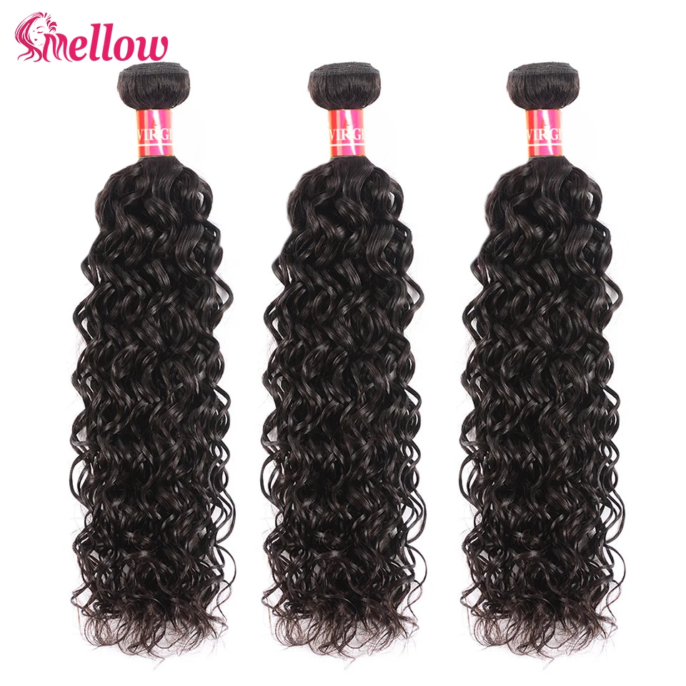 Mechones de cabello humano ondulado, 1/3/4 de longitud mixta, 100 ...