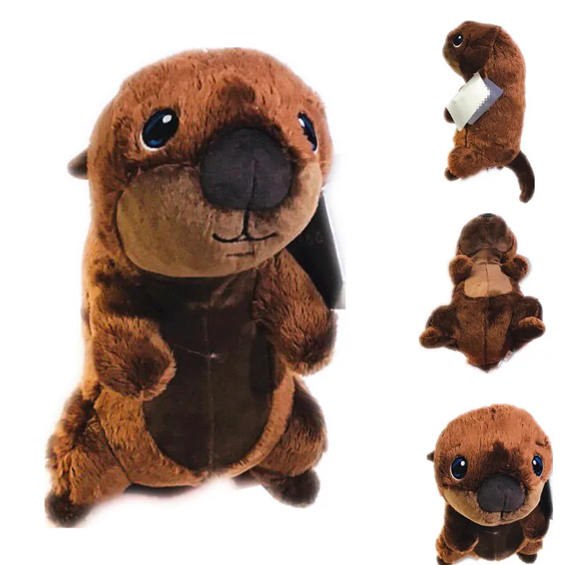 Free Shipping 1pieces/lot 27cm The Beaver Plush Doll Gift Children's ...