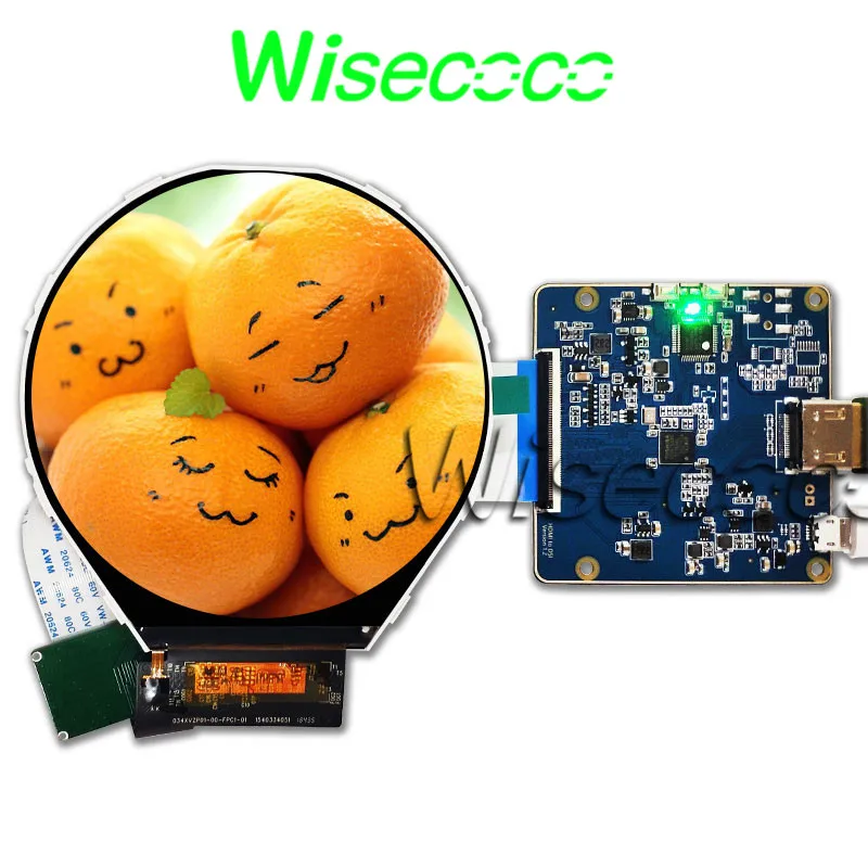 wisecoco-Round-display-3-4-inch-800x800-ips-tft-lcd-panel-circle ...