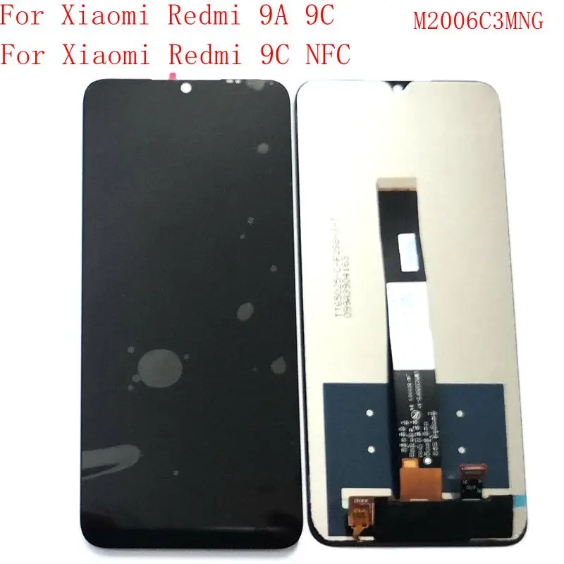 For Xiaomi Redmi 9A 9C 9C NFC Lcd Screen Display Touch Glass DIgitizer redmi9a Replacement Parts ...