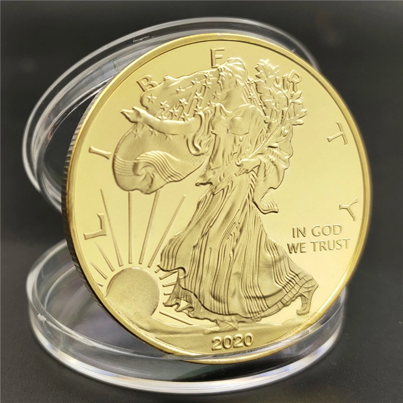 2020-2021-American-Statue-Of-Liberty-Eagle-Coin-Commemorative-Gift-Coin ...