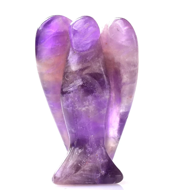 1PC-Natural-Amethyst-Angel-Gem-pocket-guardian-healing-sculpture-home ...