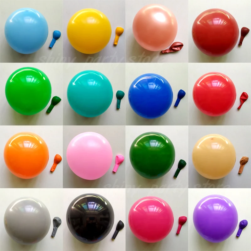 5-10-12-18-36inch-Thickness-Balloons-Mixed-Color-Ballon-Baby-Shower ...