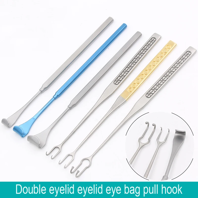 Stainless-steel-eyelid-shaping-hook-Double-eyelid-beauty-eye-bag-two-claw-double-tooth-hook ...